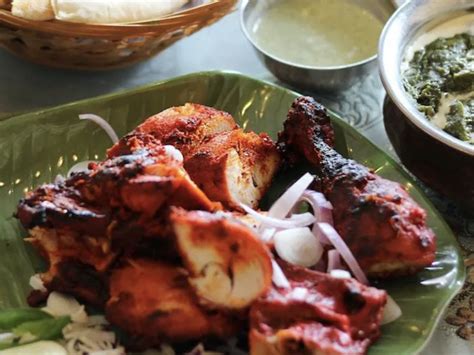 Tandoori Chicken With Mint Chilli Yogurt Mypelham