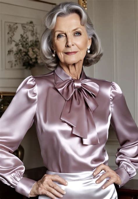 Épinglé Par Greymoon00 Sur Old Lady Satin En 2024