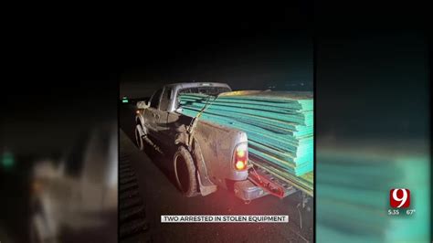 2 Arrested Accused Of Stealing Construction Equipment In Oklahoma County