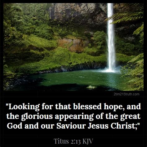 2 Timothy 215 Truth Verse Of The Day Titus 213 Kjv