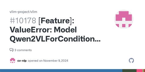 Feature Valueerror Model Qwen2vlforconditionalgeneration Does Not