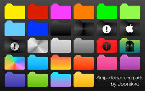 Simple Folder Icon Pack By Joonikko On DeviantArt
