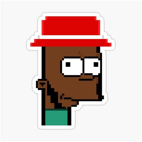 Super Punks Club 222 Funny Shirt Pixel Art Punk Sticker For Sale