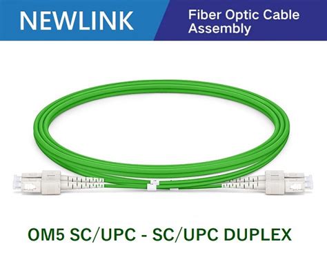 Dây Nhảy Quang Newlink Om5 Multimode Scupc Scupc 35m Duplex Cao Cấp