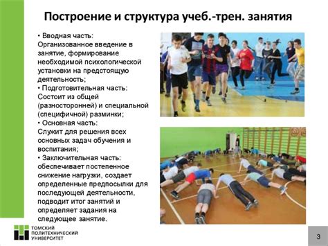 Формы занятий физическими упражнениями Урочные формы занятий