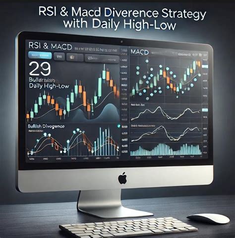 Rsi And Macd Divergence Strategy Indicator With Daily High Low Pine