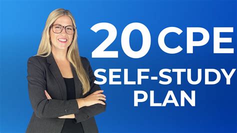 20 CPE Self Study Plan CPE365