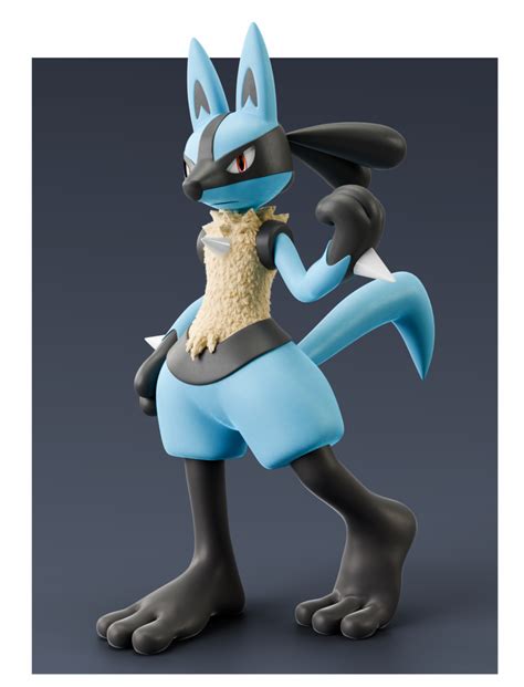 Agnph Gallery 469408 Ambiguousgender Anthro Feetymcfoot Lucario Solo