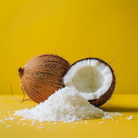 Premium Photo A Coconut And A Coconut Are Laying On A Table