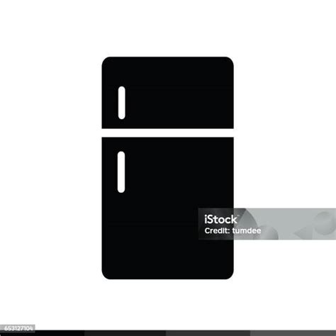 冰箱圖示插畫設計向量圖形及更多傢俱圖片 傢俱 冰 商品 Istock
