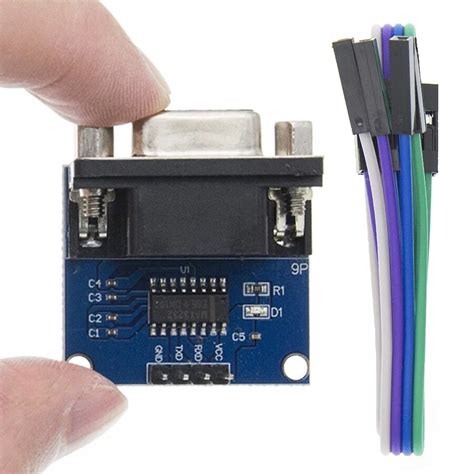Dedicated Max3232 Rs232 To Ttl Max232 Db9 Conversion Module Shopee