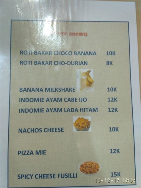 Menu At Mix Cafe Malangsuko