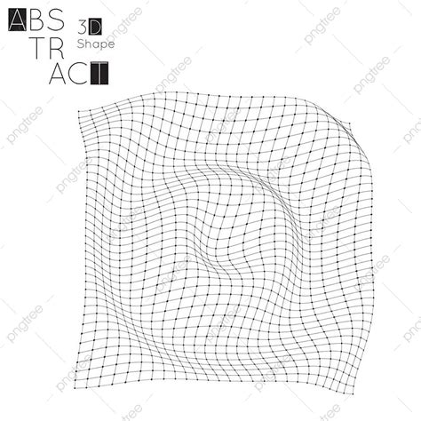 Geometric Abstract Shapes Vector Hd Images Abstract 3d Wireframe Geometric Shape Isolated On
