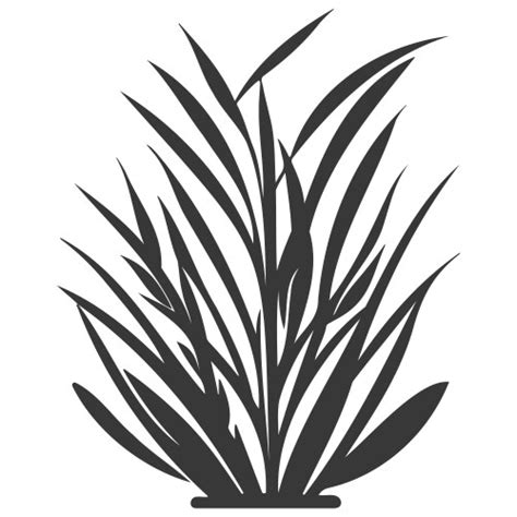 Grass Garden Grey Royalty Free Vector Image Vectorstock