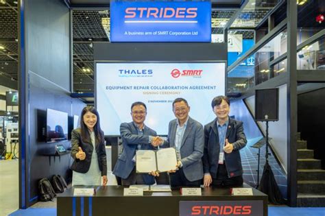 Thales And SMRT Trains Collaborate To Enhance Local Repair And Digital