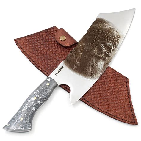 Cutelo Viking 11 Polegadas AÇo Inox CirÚrgico Cabo Resina