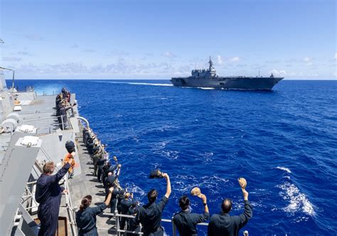 Dvids Images Us And Japanese Naval Forces Conduct Bilateral