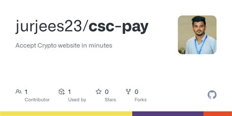 GitHub Jurjees Csc Pay Accept Crypto Website In Minutes