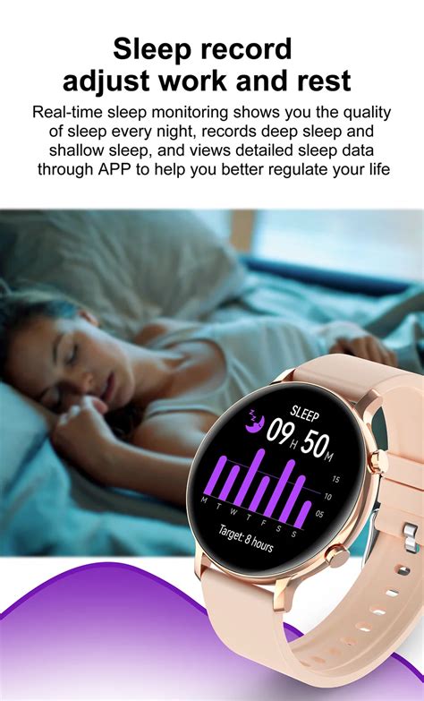 ChiBear Montre connectée ECG PPG pour femmes bracelet de sport