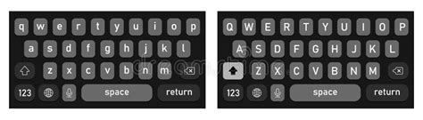 Screen Smartphone Keyboard Mobile Phone Alphabet Buttons Keypad Social Media Keyboard For