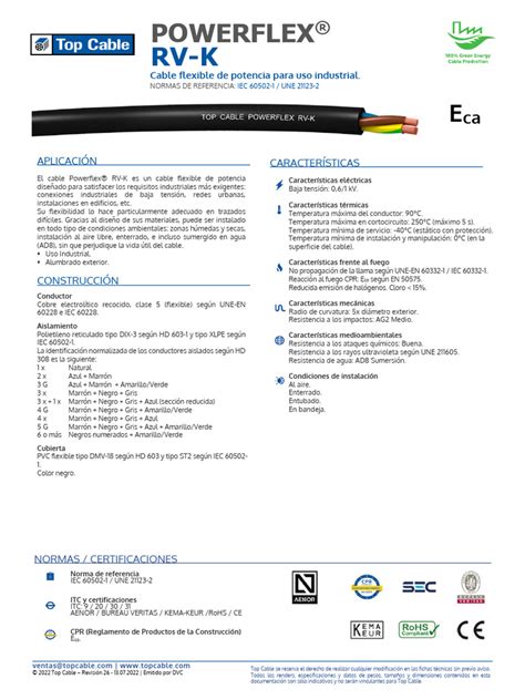 Powerflex Rv K 06 1kv Pdf