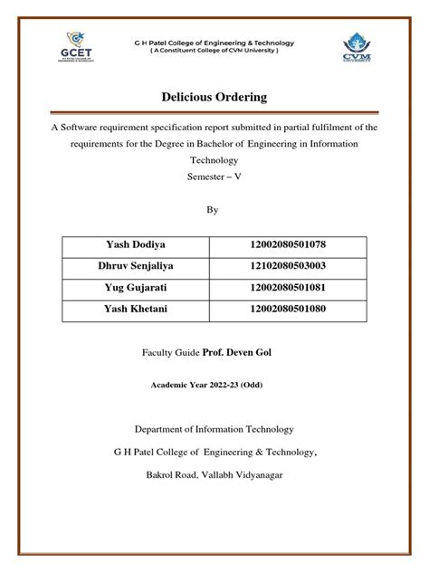 yash srs pdf use case databases