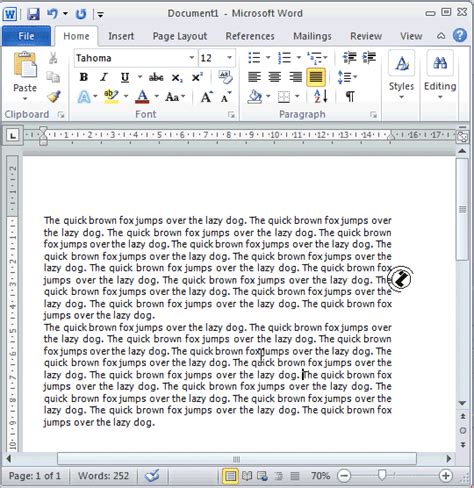 WORD2010 PARAGRAPH INDENT FIRTS LINE