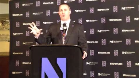 Pat Fitzgerald Signing Day Press Conference Inside Nu