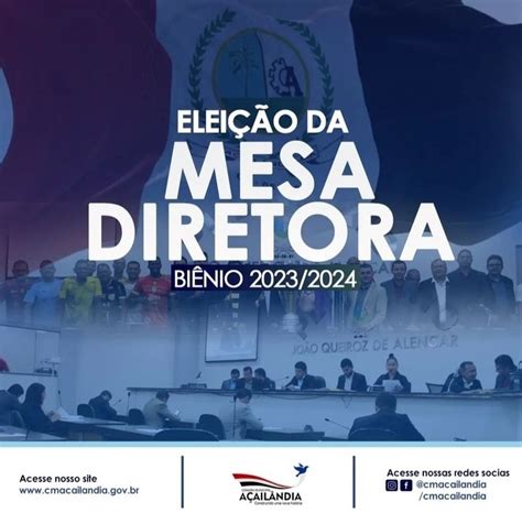 THIAGUINHO DIVULGAÇÕES ELEIÇÕES DA MESA DIRETORA BIÊNIO 2023 2024