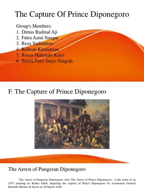 The Arrest Of Prince Diponegoro A Masterpiece Depicting Colonial