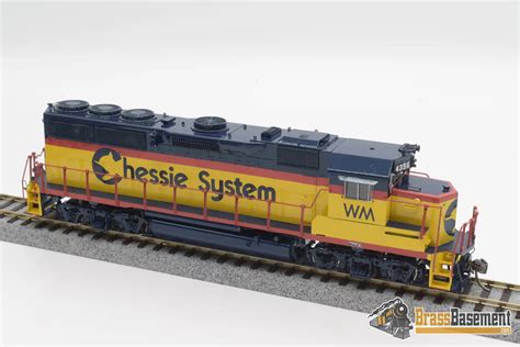 Ho Brass Omi 55841 Chessie Wm Gp40 2 Fp Partial Brass Basement
