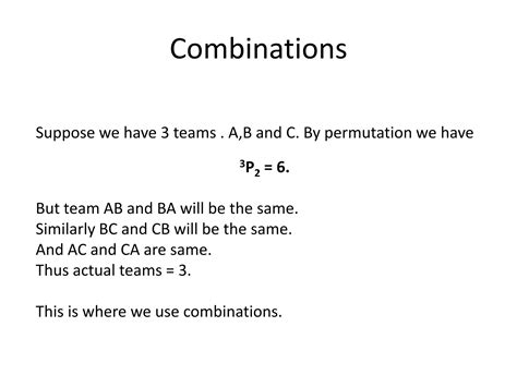 Permutation And Combination Pptx
