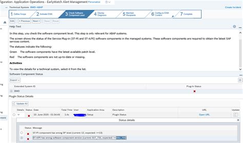 Solved Error St Api Has Wrong Software Component Versio Sap