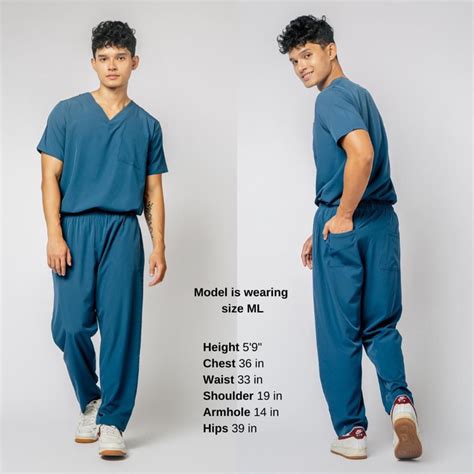 Htp Basics 5 Pocket Unifit Scrub Suit Unisex Shopee Philippines