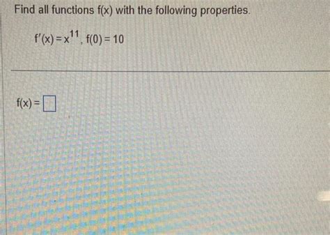 solved find all functions f x with the following
