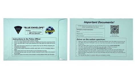 The Massachusetts State Police Blue Envelope Program For Autistic
