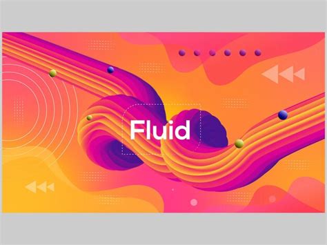 Premium Vector Fluid Color Background