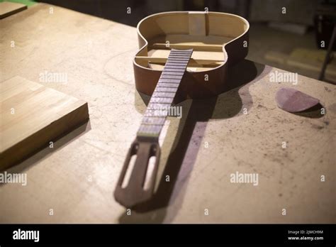 Acoustic Guitar Repair Guitar Without Body Details Of Wood Workshop