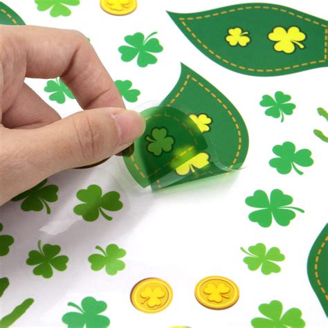 400pcs Leprechaun Footprint Stickers St Patricks Day