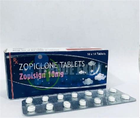 10mg Zopisign Zopiclone Tablets At ₹ 843strip Pharmaceutical