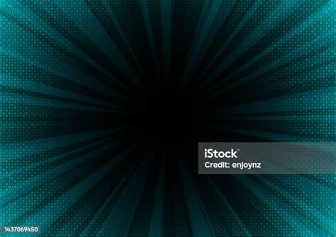 Biru Setengah Nada Gradien Bilangan Biner Explosion Pattern Vector Background Ilustrasi Stok