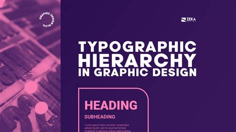 Typographic Hierarchy In Graphic Design