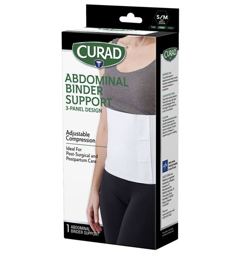 Curad Abdominal Binder Support 3 Panel Design Smallmedium 1 Count