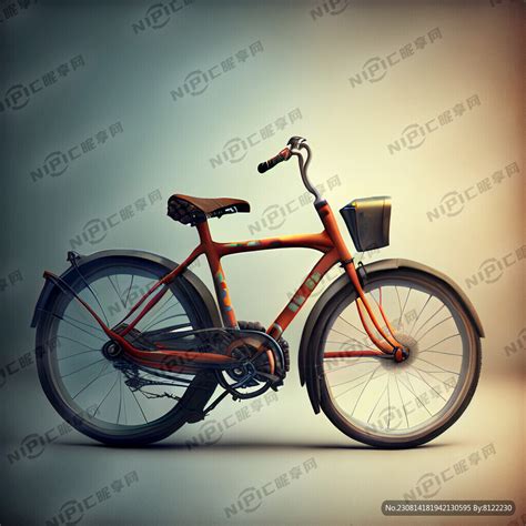 Ai创作图自行车 昵图网