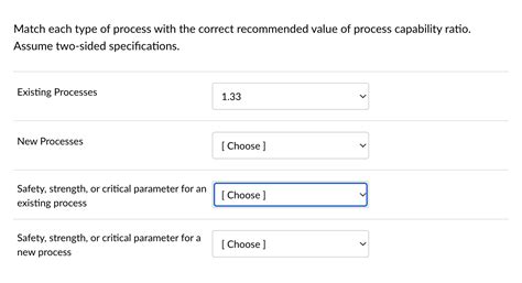 Solved Match Each Type Of Process With The Correct