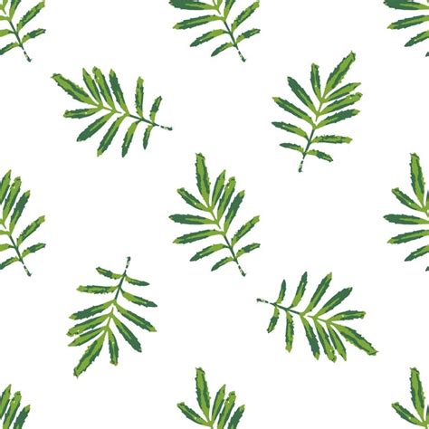 Premium Vector Marigold Leaves Seamless Pattern Background