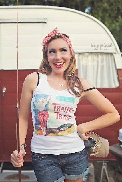 Pin By Gigi🌷🌺 On Gᒪᗩᗰᑭiᑎg Trailer Trash Vintage Style Tshirt