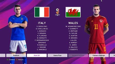 🆕 Wales Vs Italy Football Pes 2020 Official Video 4k Resolution Youtube