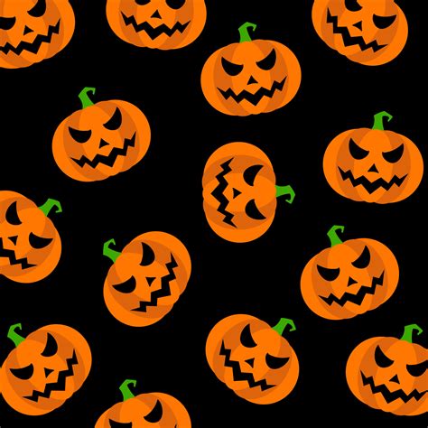 Background Vector Design With Pumpkin Ghost Pattern 15122106 Vector Art At Vecteezy