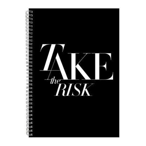 Take A4 Notebook Spiral Lined Motivational Sayings Graphic Notepad T